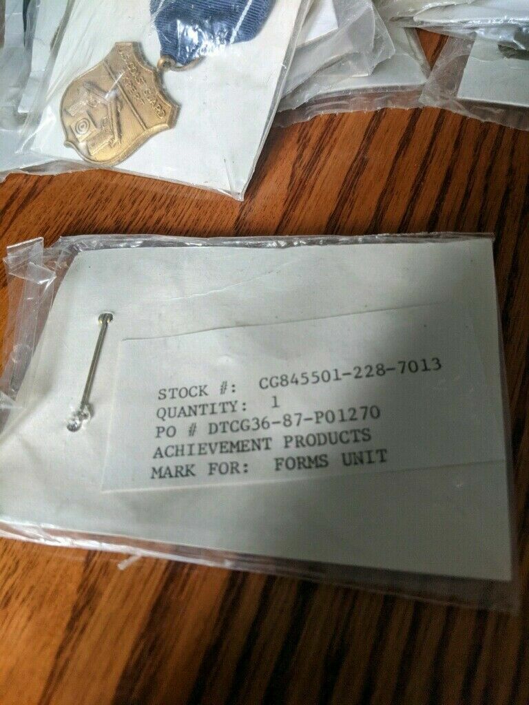 US COAST GUARD MARKSMAN MEDAL EXPERT PISTOL MARKSMANSHIP RIBBON FULL ...