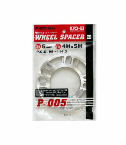 Project Kics Universal Wheel Spacers 5mm Twin Pack W005UP | eBay