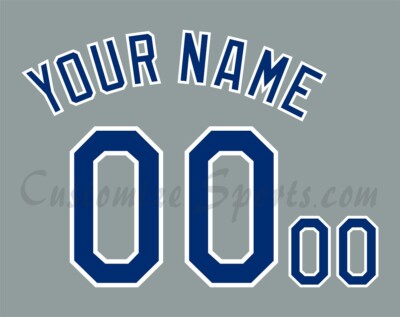 Baseball Kansas City Royals Customized Number Kit for 2012-2015 Road ...