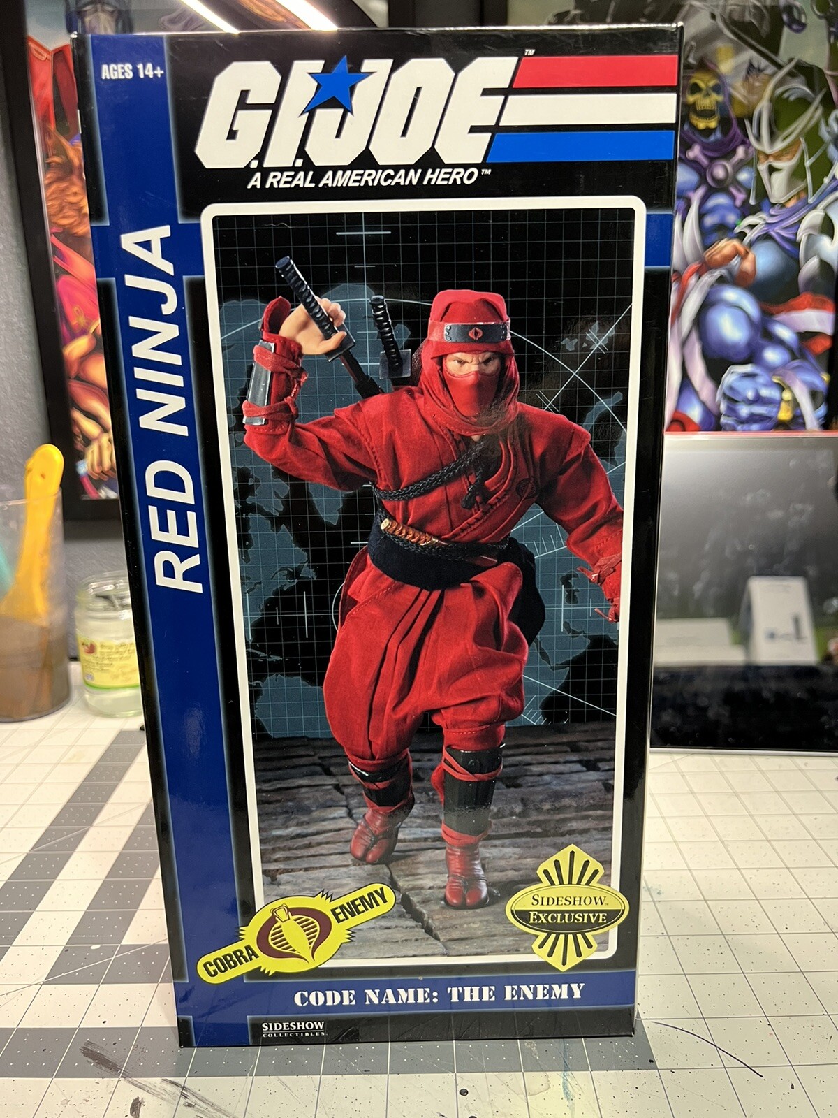 Sideshow Exclusive GI Joe COBRA Red Ninja 1/6 Scale Action Figure ...