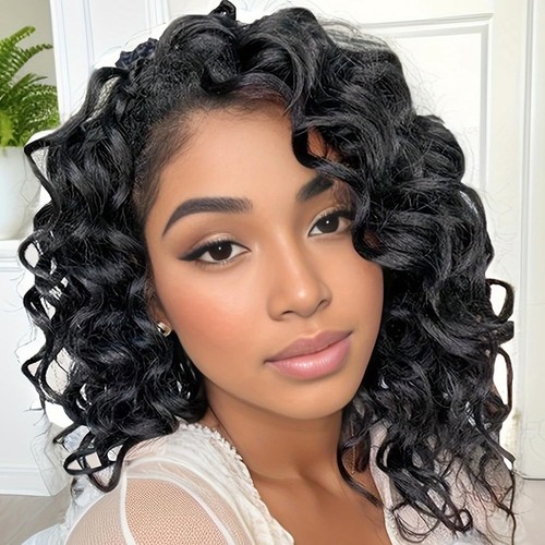 Ocean Wave Crochet Hair 9" Curly Pre-Looped - 7 Packs Deep Wave ...