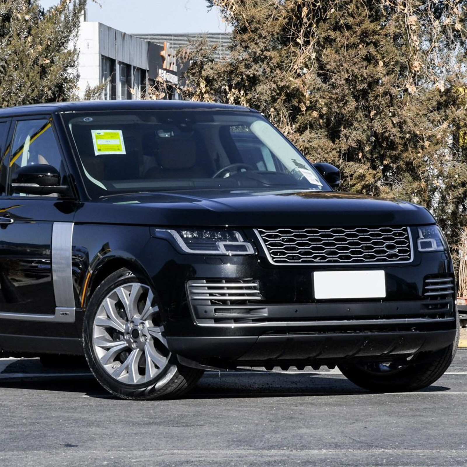 Front Bumper Skid Plate Cover Trim Tow Hook Cover Black For LR117512 ...