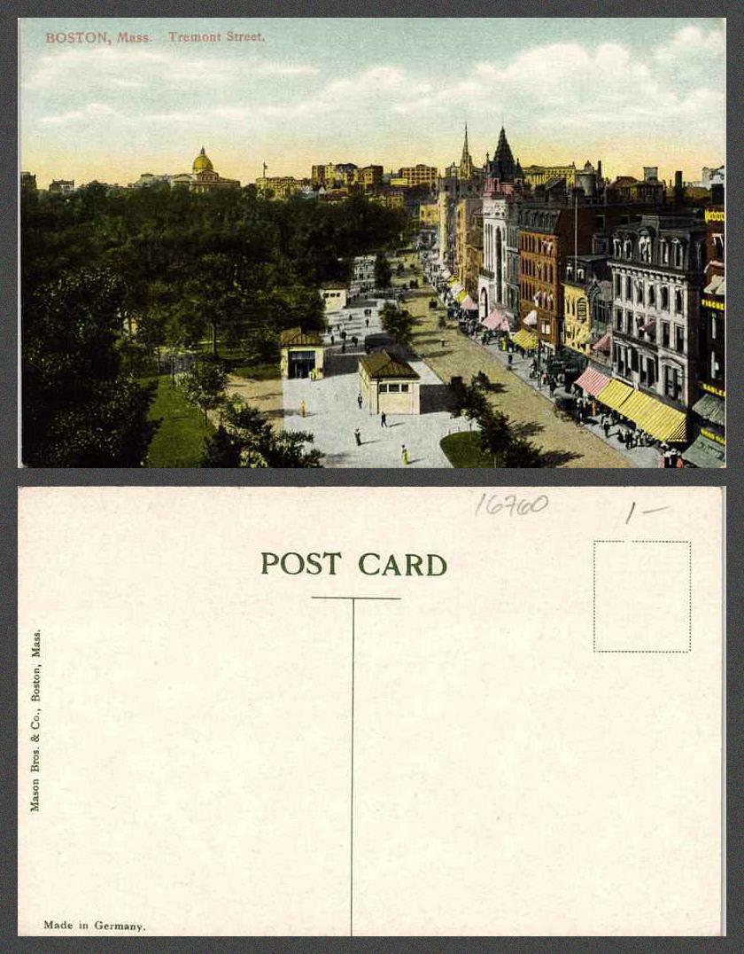 MASSACHUSETTS Boston VINTAGE POSTCARD | eBay