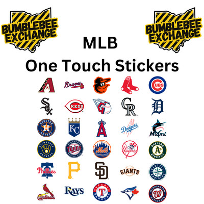MLB One Touch Stickers - 45 Stickers - Premium Vinyl - Pick Your Team ...