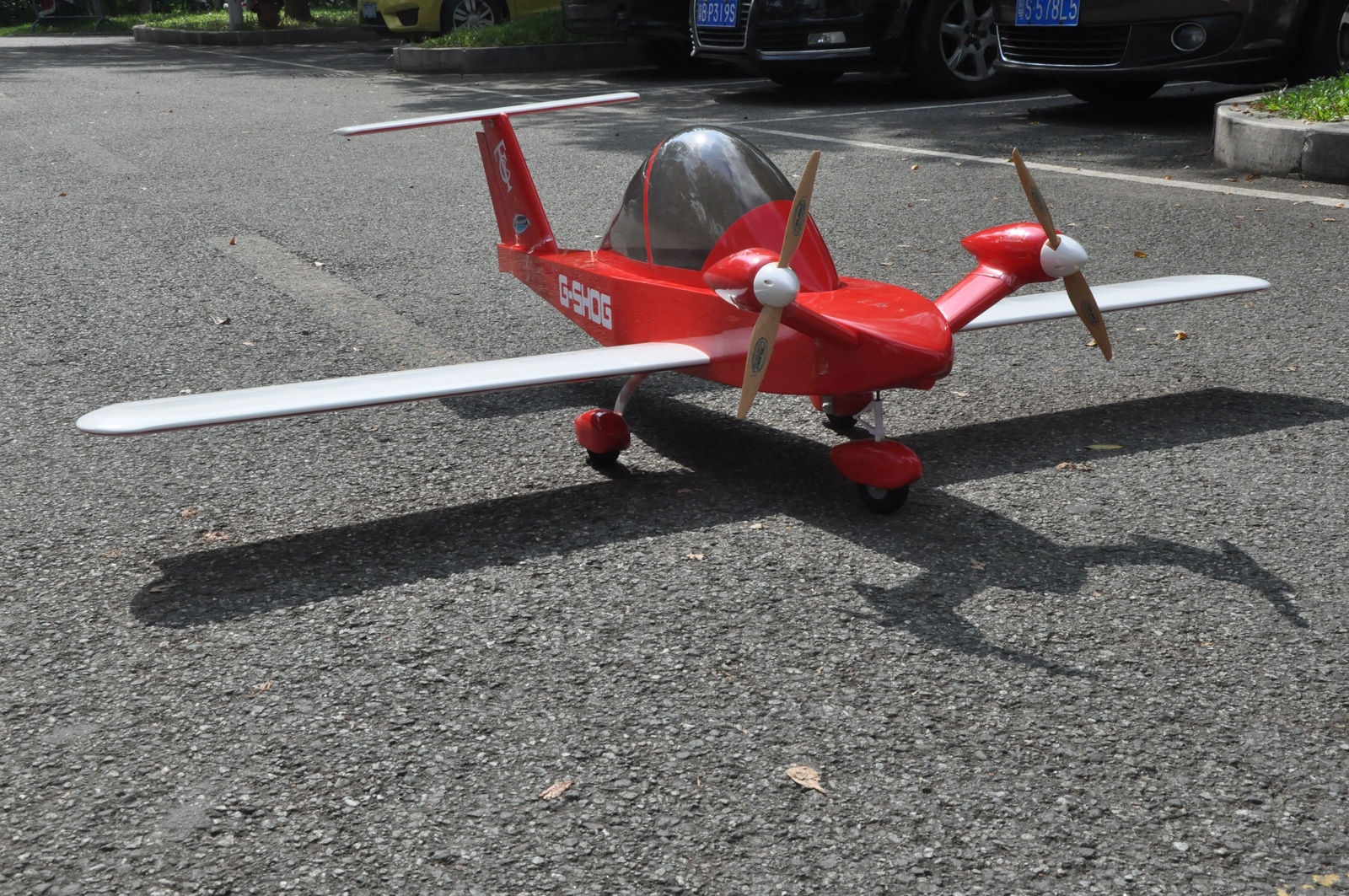 CRI-CRI 70 "/ 1778mm 6CH Radio Control ARF Red Electric Scale RC Plane ...
