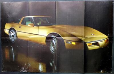 Great photograph of Chevrolet Corvette ZR1 1990 Golden commercial ...