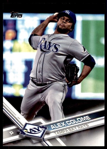 2017 TOPPS #156 ALEX COLOME TAMPA BAY RAYS | eBay