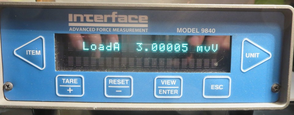 Interface 9840 calibration grade load cell indicator | eBay