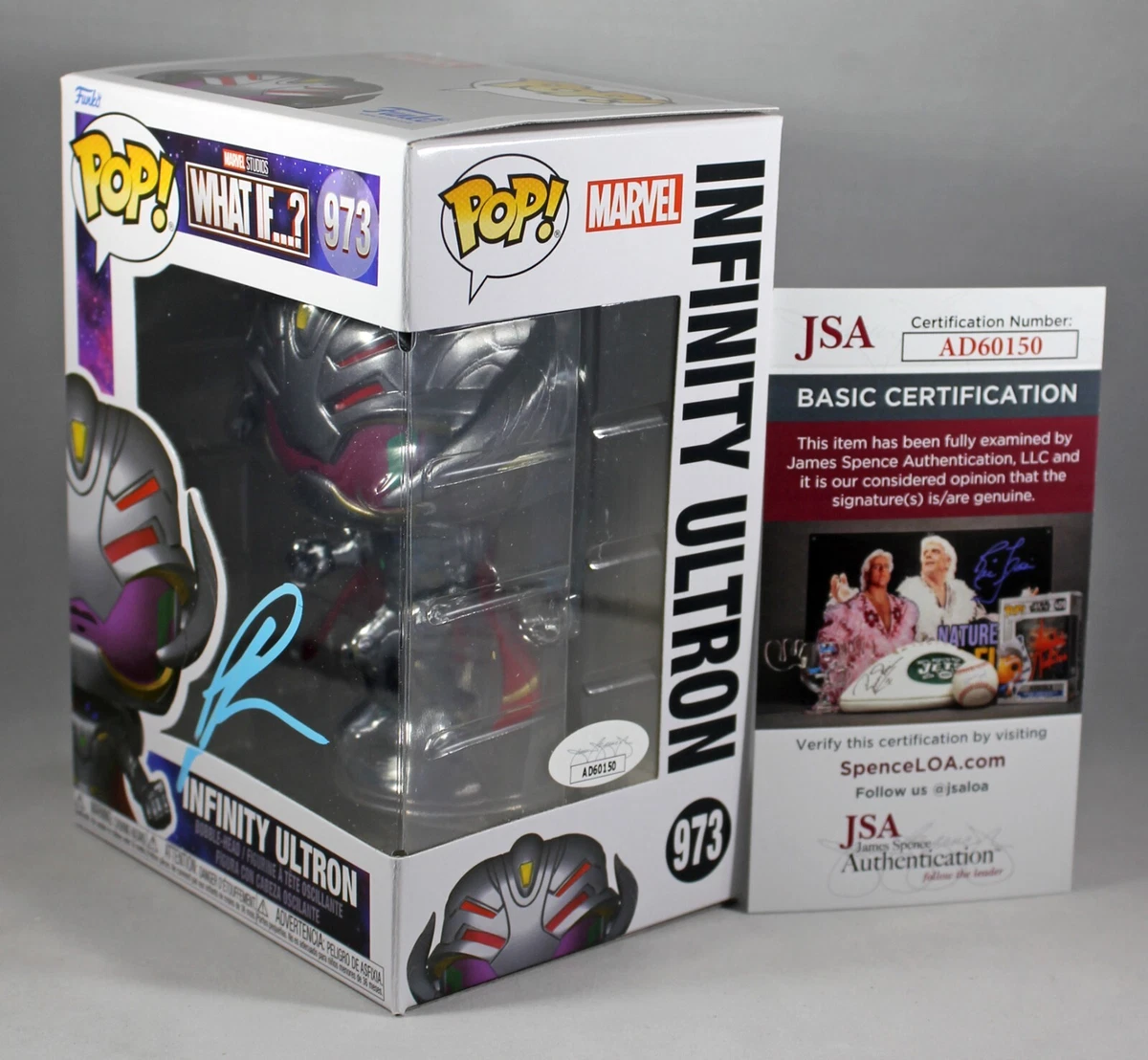 Infinity Ultron Funko Pop Signed by Ross Marquand resende.rj.gov.br