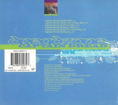 Dreadzone - Captain Dread (CD, Single) (Very Good Plus (VG+ ...
