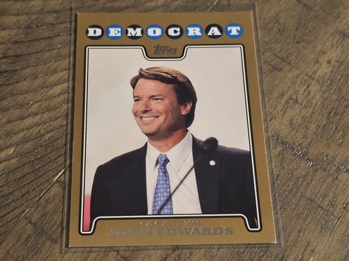 2008 Topps The Campaign John Edwards Gold Nmmt | eBay