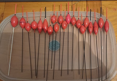 70 x river deep pit Pole Floats Mainly colmic + preston cralusso maver ...