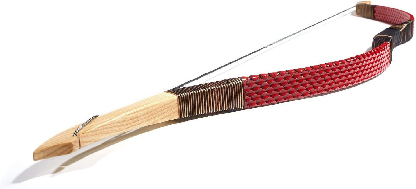 30-60Lbs Handmade Traditional Snakeskin Pattern Mongolia Longbow ...