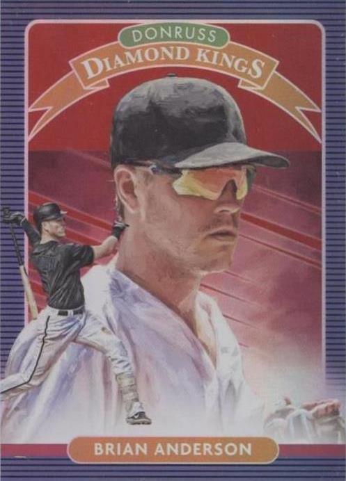 2020 Panini Donruss - Diamond Kings Brian Anderson #6 Holo Red for sale ...