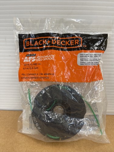 Black & Decker Dual Line AFS Automatic Feed Spool - 30 feet - DF-080 ...