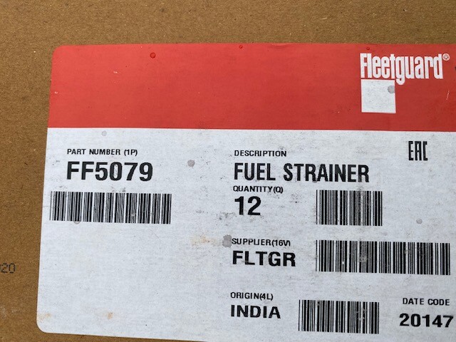 FLEETGUARD FF5079 - Fuel filter cross reference