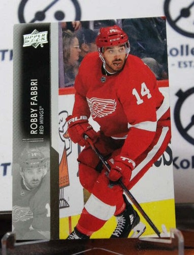 2021-22 UPPER DECK ROBBY FABBRI # 314 DETROIT RED WINGS NHL HOCKEY ...