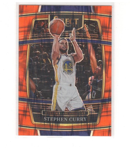 2021-22 Panini Select - Concourse Stephen Curry #94 Orange Flash Prizm ...