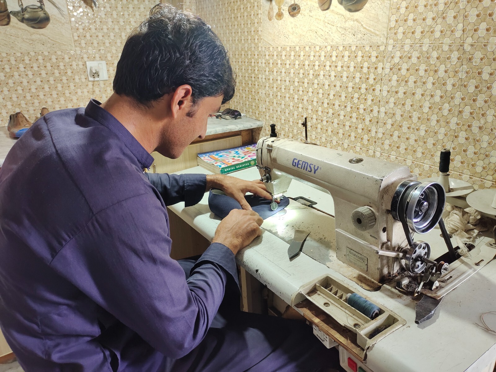 Pure Handmade Men's Genuine Black Leather Oxford Whole cut Lace up ...