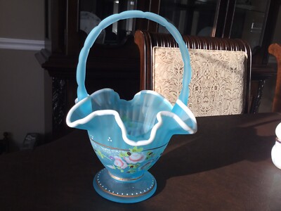 Fenton Art Glass QVC Charleton Collection Signed By Bill Fenton | eBay