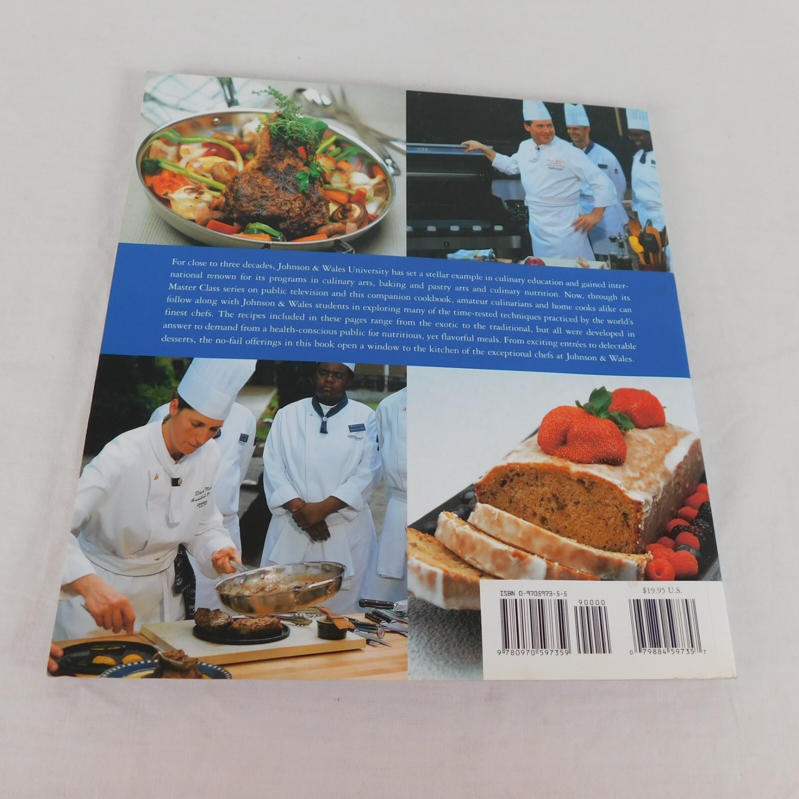 Master Class at Johnson & Wales PB 2003 Cookbook Recipes Appetizers ...