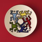 Keith Haring Porcelain Colored Cake Plate Set of 4 (19 cm) | eBay