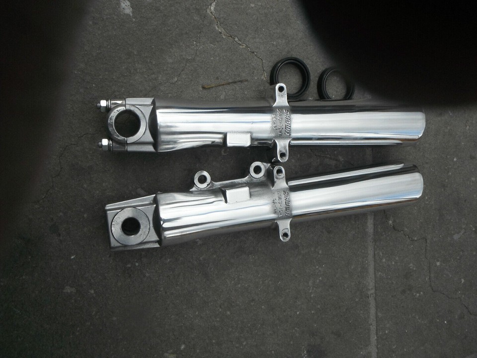 HARLEY POLISHED FRONT FORKS 2000-2013 FLHTC/FLHTCI Classic FLHTCU ...