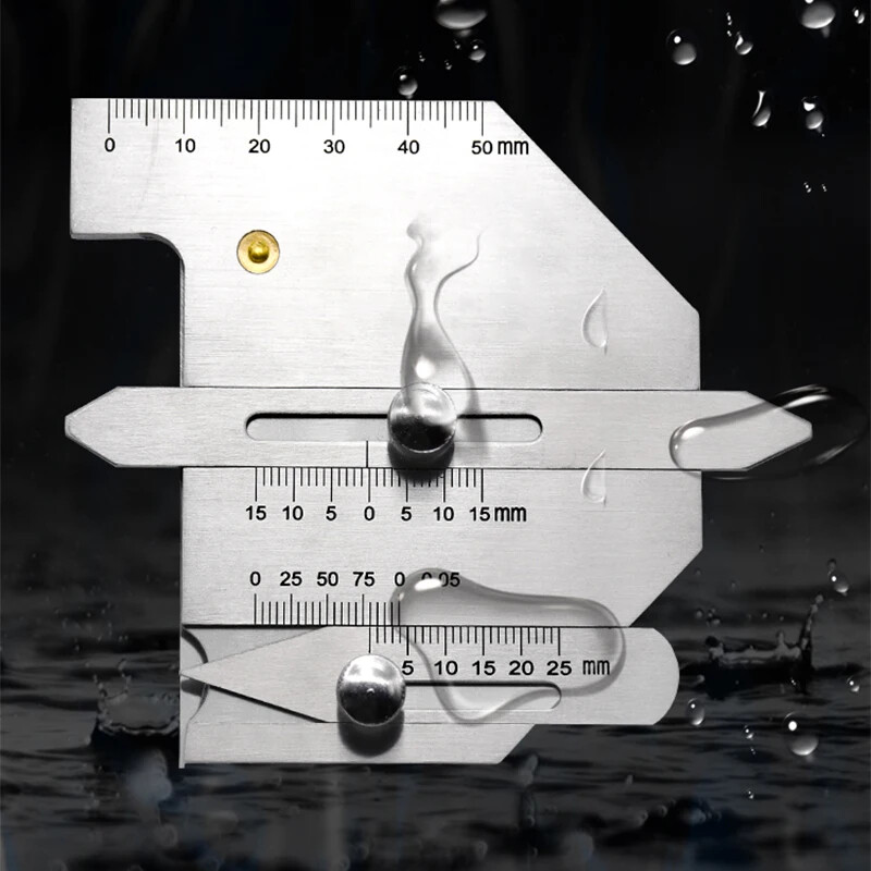 16 Pieces Kits Welding Measure Tools Combined Suit Welding Inspection ...