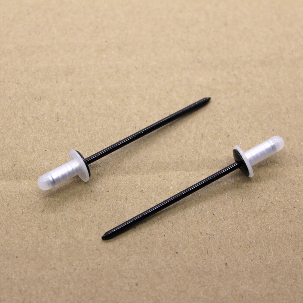 10x With Rubber Cap Alloy Rivet Aluminum Clip For 4mm Hole Fit Toyota ...