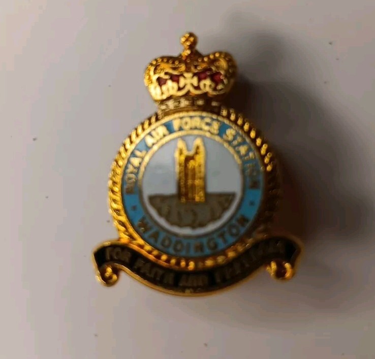 RAF Station Waddington Royal Air Force Pin Badge | eBay