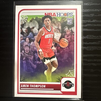 2023-24 Panini NBA Haunted Hoops Amen Thompson Rookie Card RC #86 ...