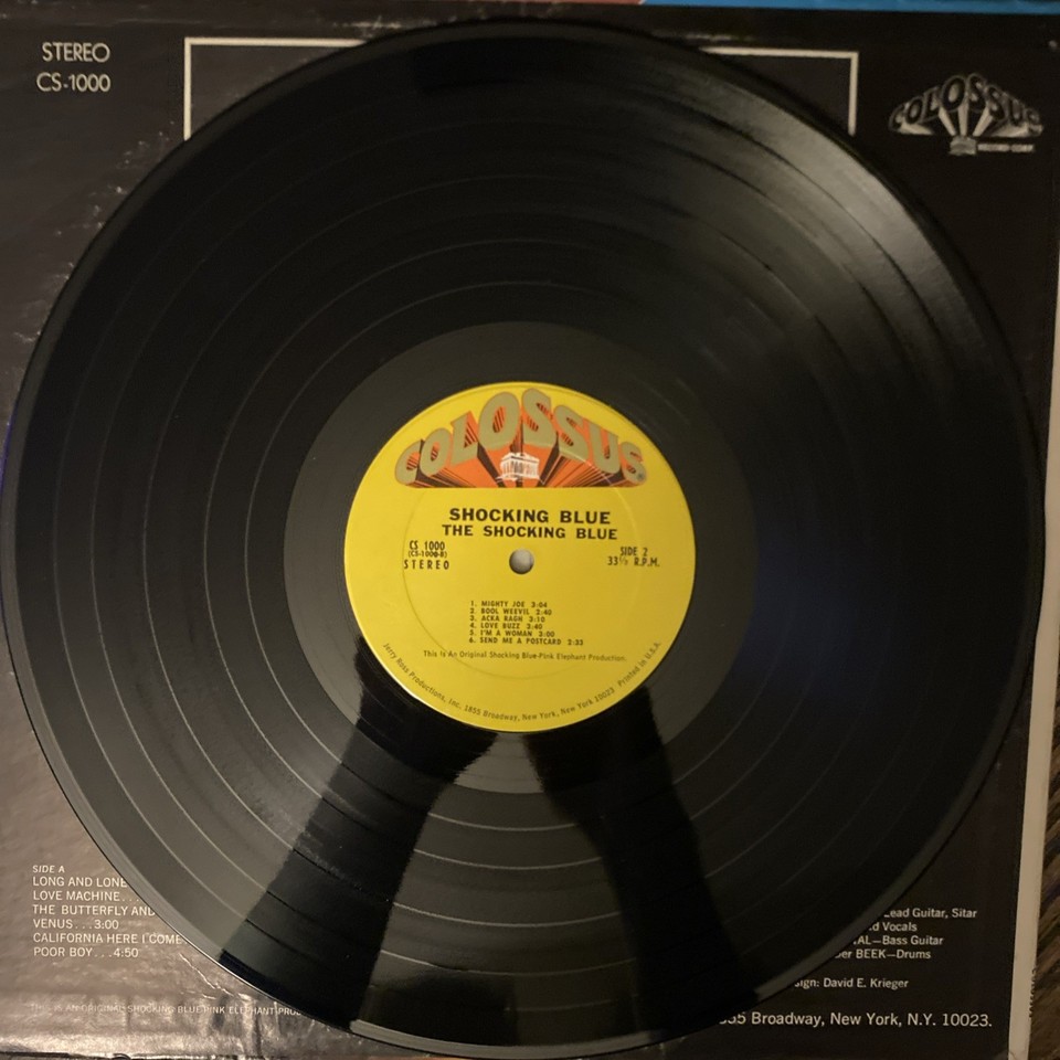 The Shocking Blue Venus Vinyl LP Orig Colossus Record VG | eBay