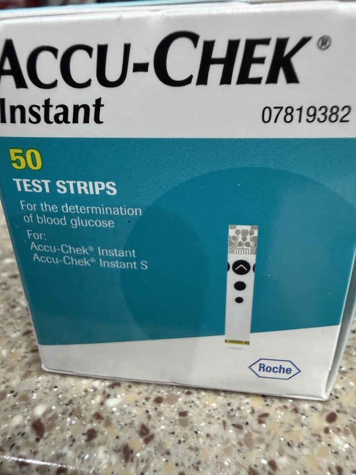 ACCU-CHEK Instant Blood Glucose Test Strips - 50 Strips | eBay UK
