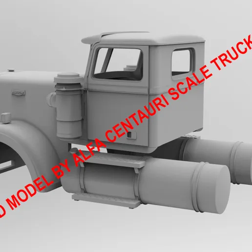 1/25th resin 3d printed Autocar AT64F day cab by Alfa Centauri | eBay