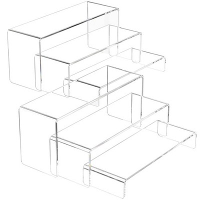 Acrylic Display Riser, 6 Pcs 9" Large Acrylic Risers, 2 Set Clear ...