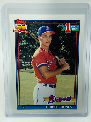 1991 Topps Chipper Jones 333 | eBay