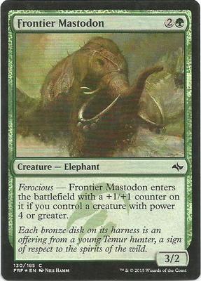 1x Foil - Frontier Mastodon - Magic the Gathering MTG Fate Reforged | eBay