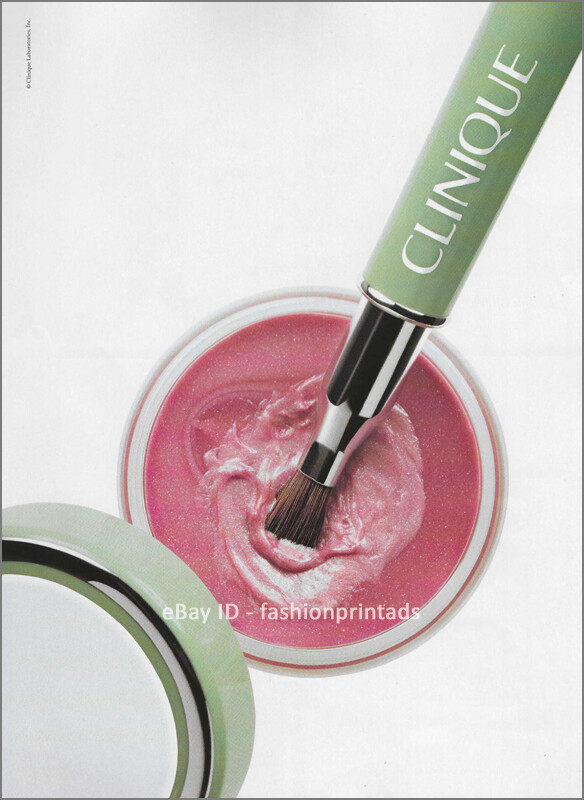 CLINIQUE Cosmetics 1-Page Magazine PRINT AD 1996 lipgloss IRVING PENN ...