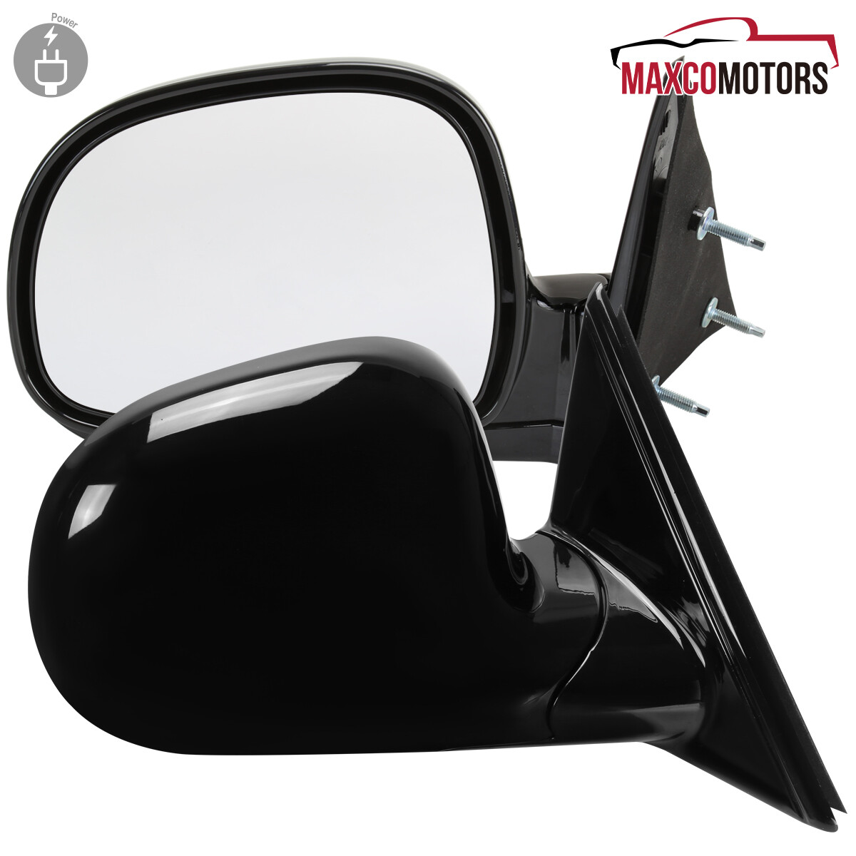 Side Mirrors Fits 1994-1998 Chevy S10 Blazer GMC Sonoma Black Power ...