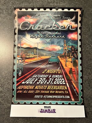 Cracker Hopmonk Novato Gig Poster 2022 11x17 | eBay