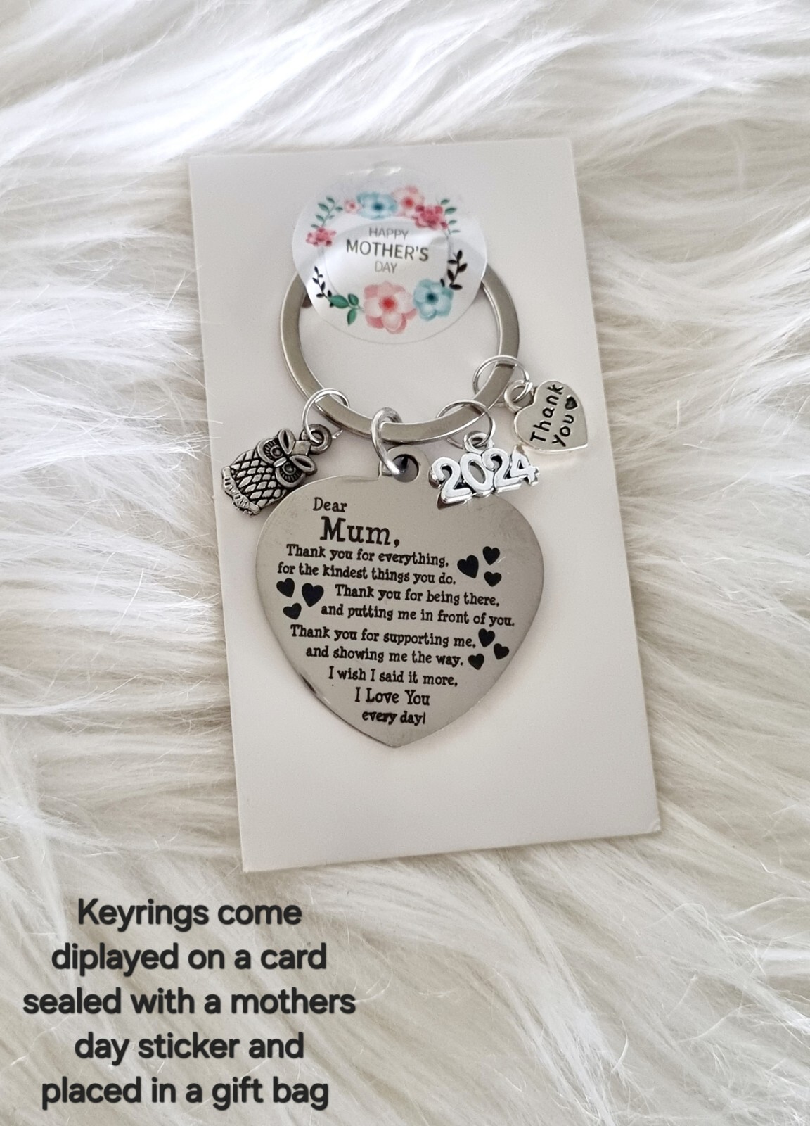 Mother Keyring Gifts For Mothers Day Appreciation Keyring | eBay