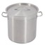 Deep Stainless Steel Stock Pot Cater Cooking Stew Large Soup Boiling ...
