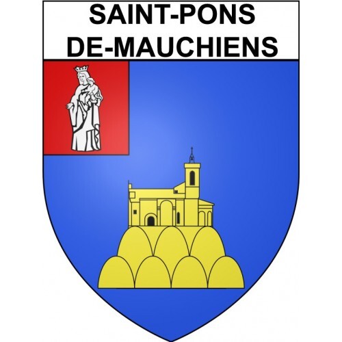 Saint-Pons-de-Mauchiens 34 ville Stickers blason autocollant adhésif | eBay