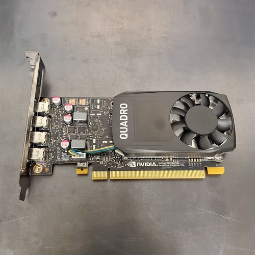 Nvidia Quadro P1000 4GB GDDR5 PCIe High Profile Workstation GPU G7T21 ...