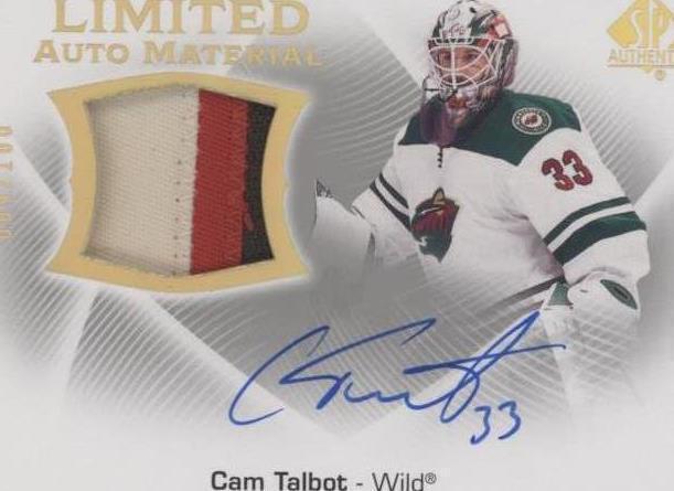 2021-22 SP Authentic - Limited Auto Material Cam Talbot #LAM-CT /100 ...