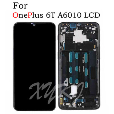 For OnePlus 6T A6010 LCD OLED Display+Touch Screen Digitizer+Frame ...