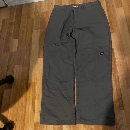 Dickies Men's Chinos 32x30 Work Pants Loose Fit, Re-enforced Straight ...