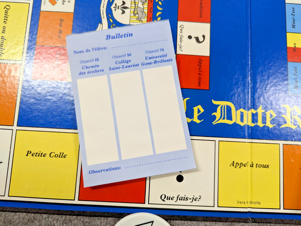 Vintage 1988 Le Docte Rat French Canadian Quebec Board Game, CIB EUC | eBay