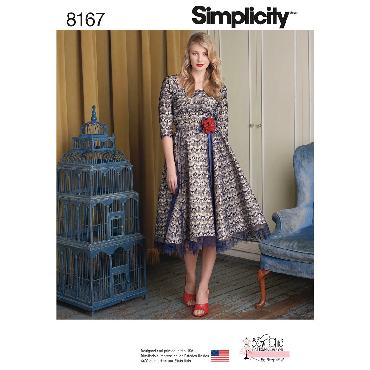 Lace Overlay Dress Pattern Lace Overlay Dress With Sheer Sleeves