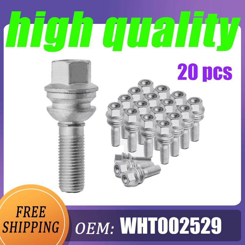 20x M14-1.5 Wheel Lug Bolt for Volkswagen Touareg 04-14 Audi Q7 Porsche ...